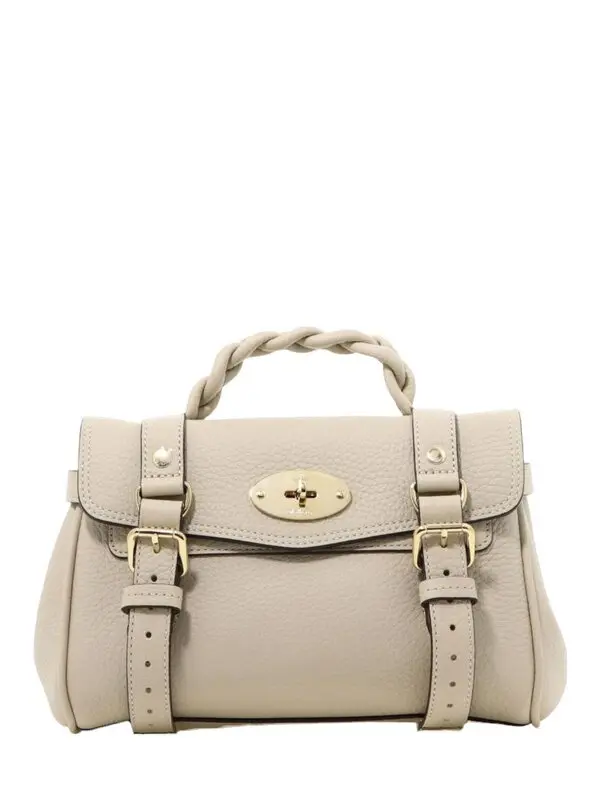 Mulberry Leather Shoulder Bag - Nude