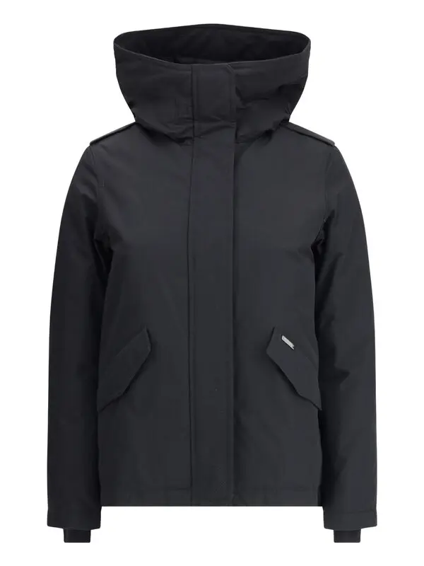 Woolrich Hooded Padded Jacket - Black
