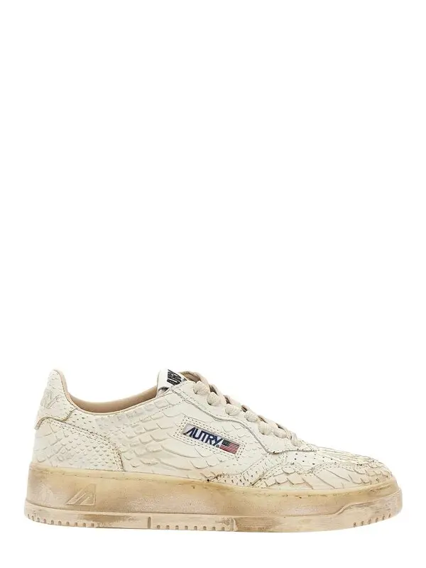 AUTRY Medalist Low Super Vintage Sneakers - Nude