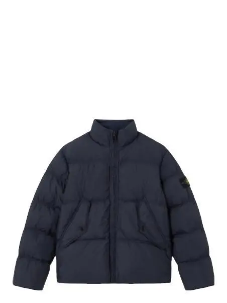 Stone Island Logo-badge Padded Jacket - Navy Blue