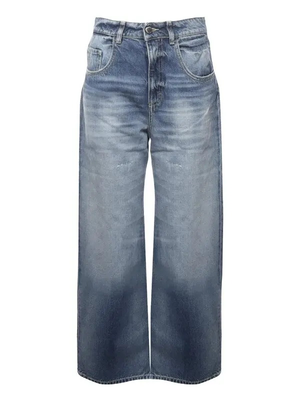 ICON DENIM LOS ANGELES Poppy Wide-leg Jeans - Gray