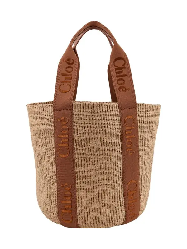 Chloé Woody Basket Shoulder Bag - Brown