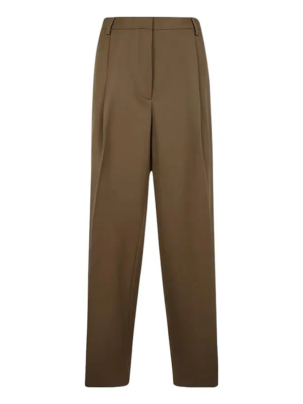 Dries Van Noten Belt-loop Casual Pants - Tan
