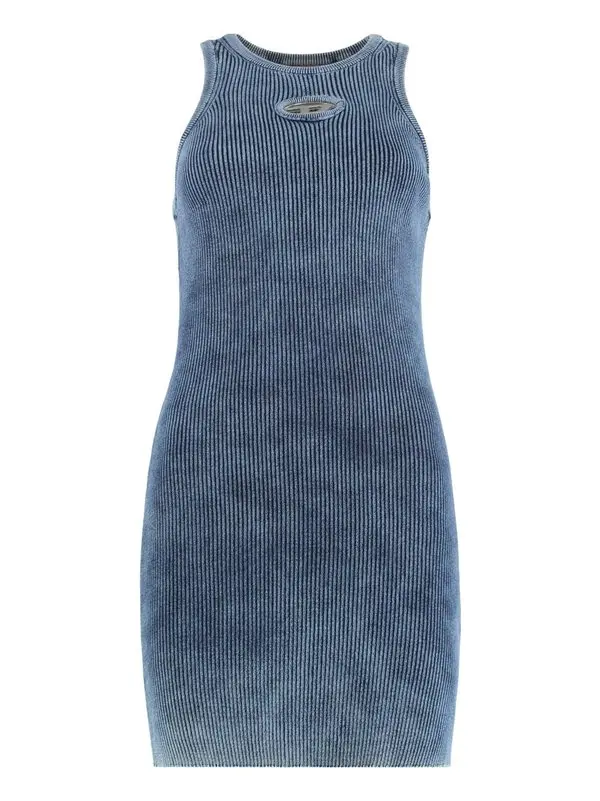 DIESEL® Sleeveless Crewneck Mini Dress - Blue