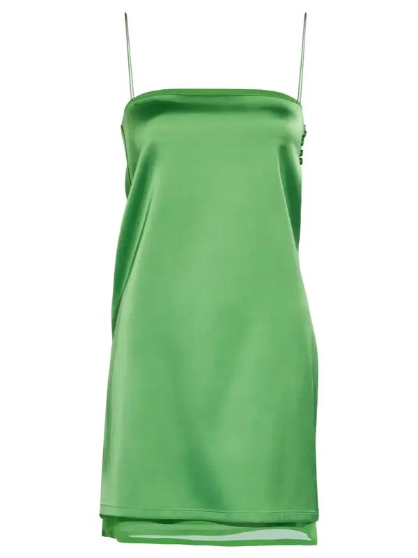 Jacquemus Elica Slash Mini Dress - Green