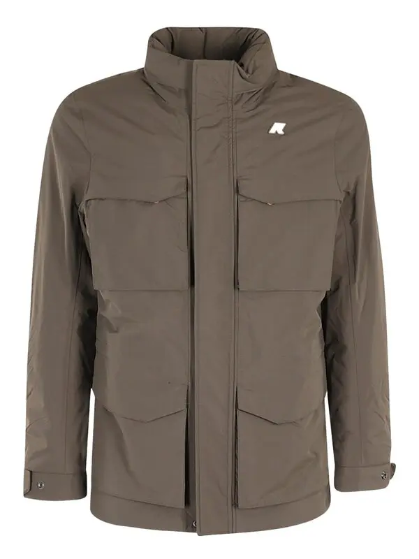 K-WAY Short Hooded Windbreaker - Green