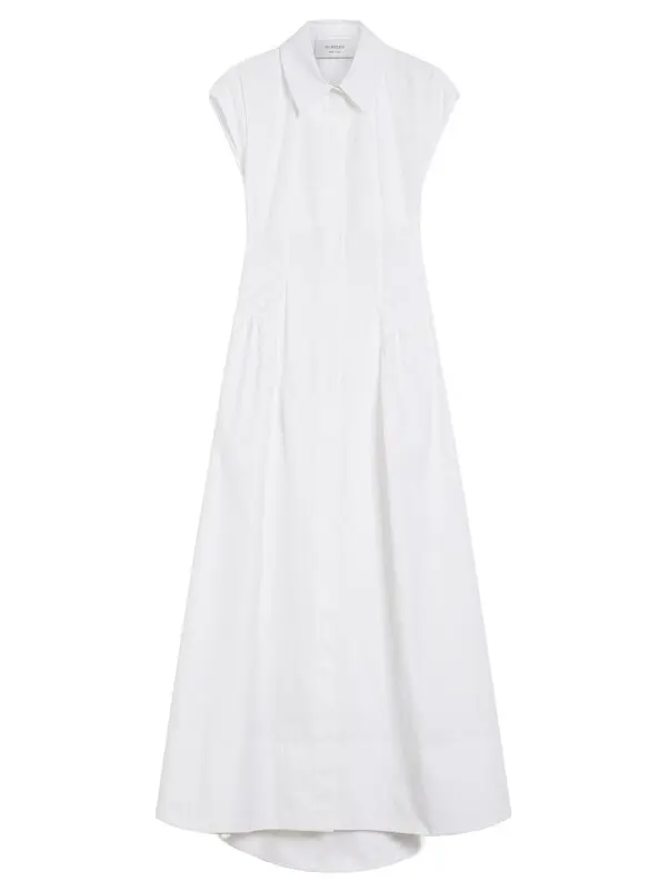 Sportmax Sleeveless Cotton Dress - Optical White