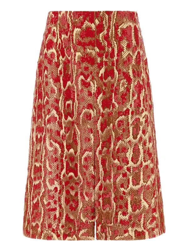 Dries Van Noten Sequin Embellished Midi Skirt - Multicolor