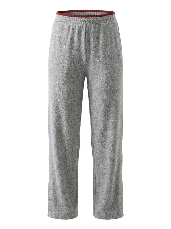 Gucci Web Jersey Leisure Pants - Light Gray