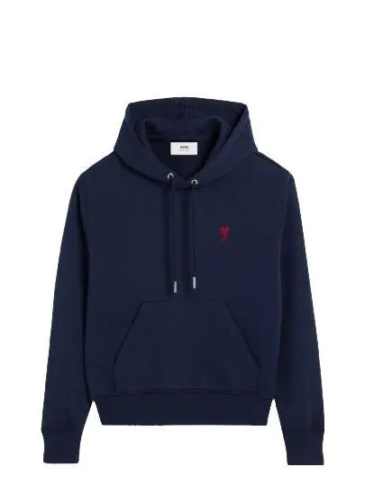 Ami De Coeur Drawstring Hoodie - Black