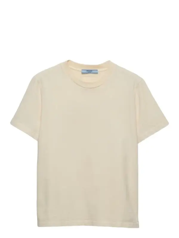 Prada Jersey T-shirt - Vanilla