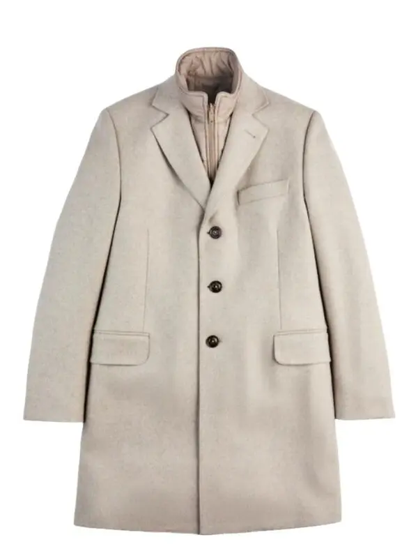 FAY 3-in-1 Double Coat In Cashmere Blend Wool - Light Brown