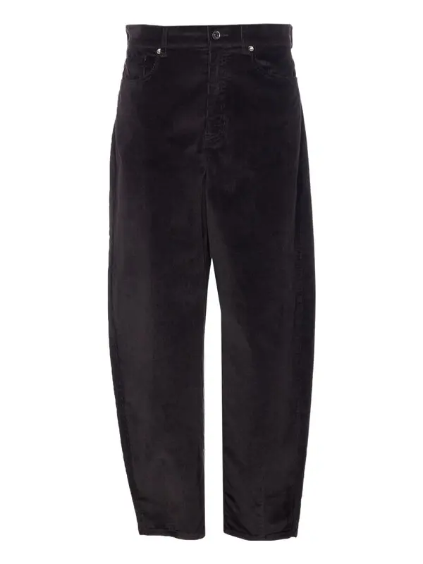 Liu Jo Velvet Balloon Trousers - Black
