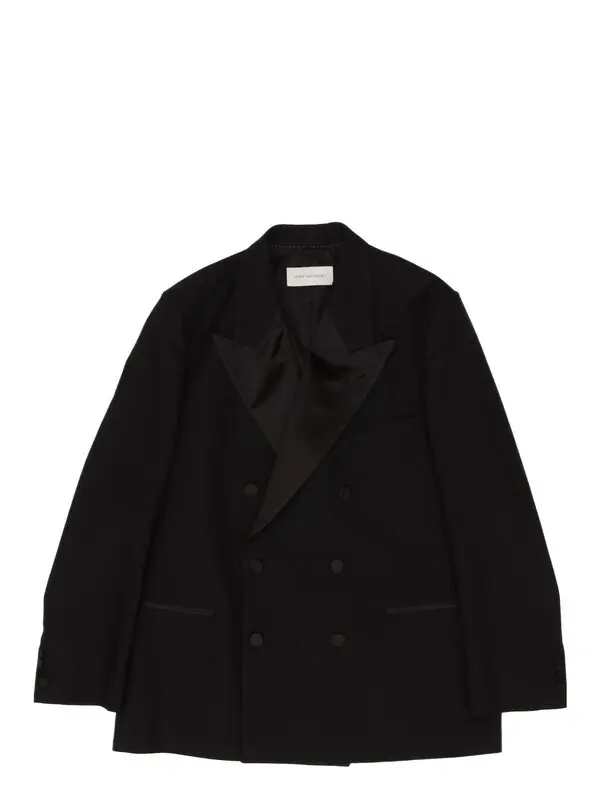 Dries Van Noten Double-breasted Jacket - Black