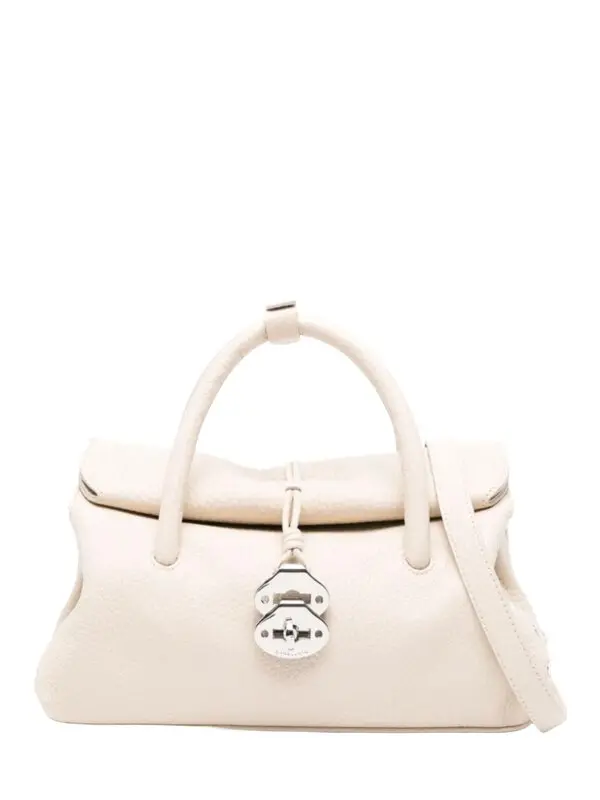 ZANELLATO Logo Shoulder Bag - White