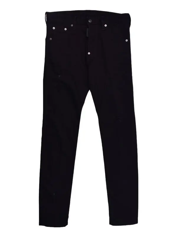 Dsquared2 Distressed Wash Jeans - Black