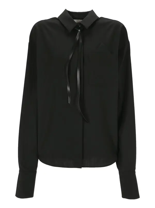 Sportmax Mappa Oversized Shirt - Black