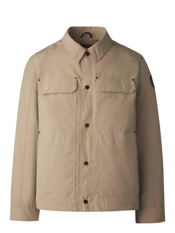 Canada Goose Long-sleeved Logo Patch Jacket - Desert Sand