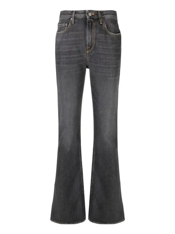 GOLDEN GOOSE High-rise Flared Jeans - Black