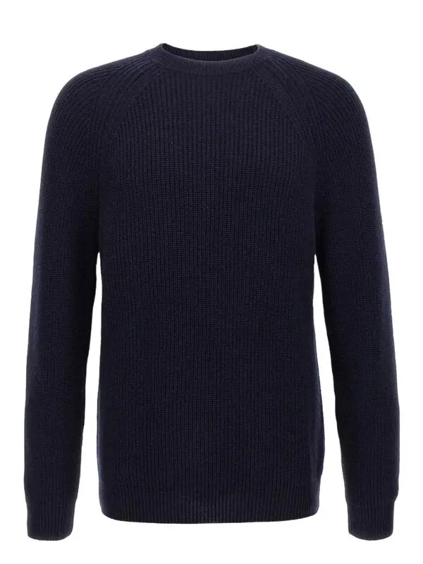 ZANONE Crew Neck Cashmere Knitwear - Blue