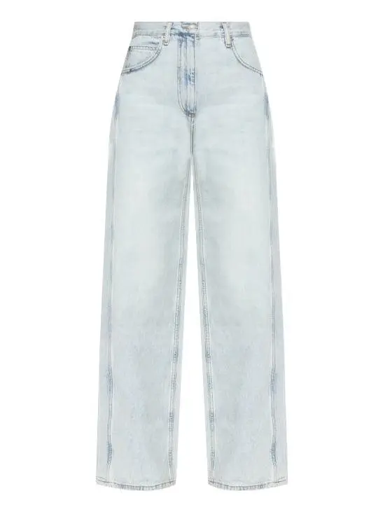 IRO PARIS Relaxed Fit Jeans With Belt Loops - White