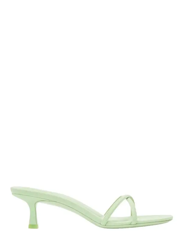 Alexander Wang Open Toe High-heeled Slippers - Green