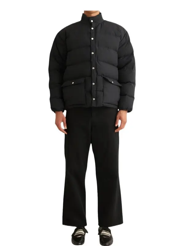 BODE Down Jacket With High Collar - Black