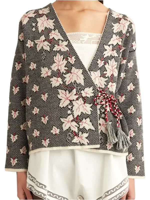BODE Patterned Jacquard Knit Cardigan - Multicolor