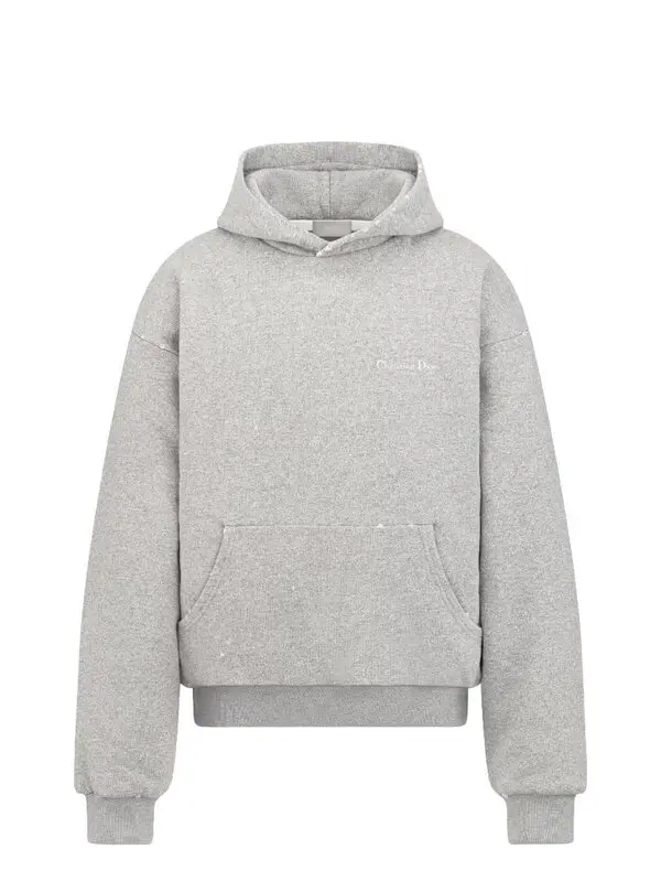 Dior Hooded Sweatshirt - Gray