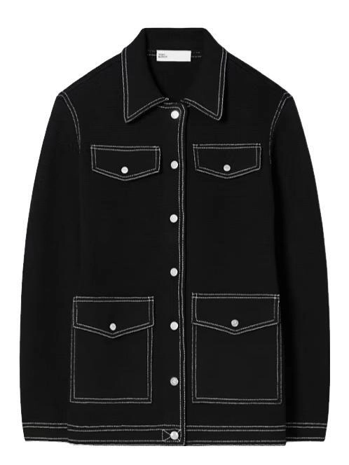 Tory Burch Topstitch Jacket - Black