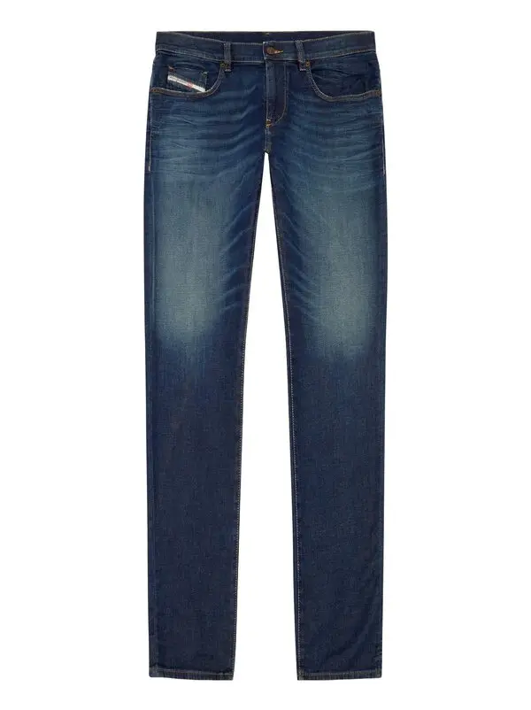 DIESEL® D-strukt Straight-leg Jeans - Dark Blue
