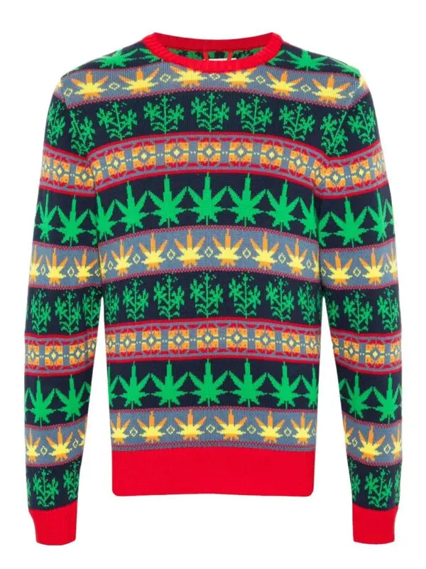 BODE Jacquard Pattern Sweater - Multicolor