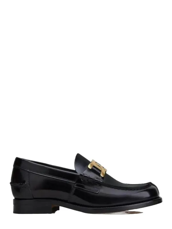 TOD'S Chain-linked Loafers - Black