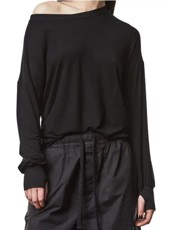 THOM KROM Ruched Jumper - Black