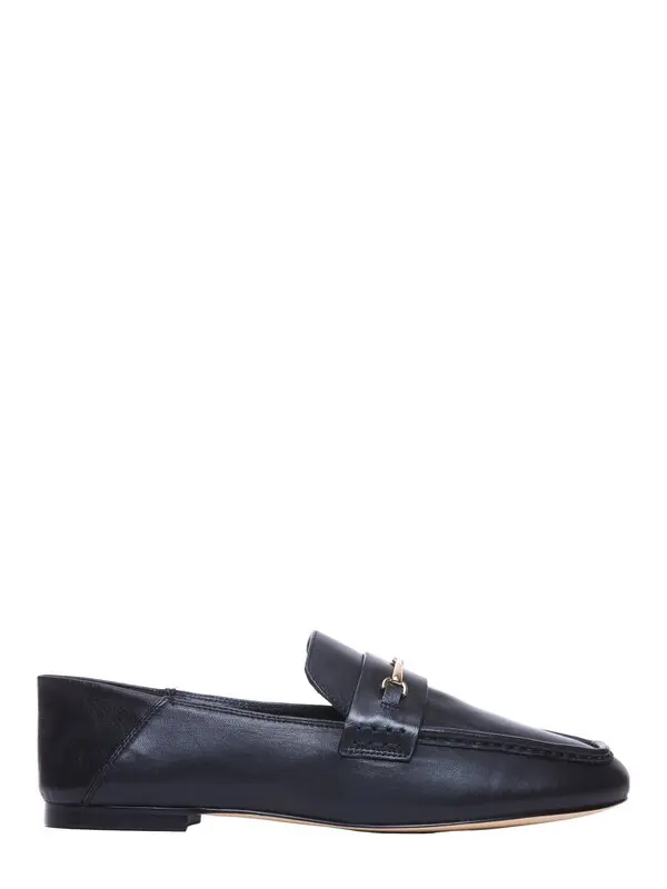 Michael Kors Lena Square-toe Loafers - Black