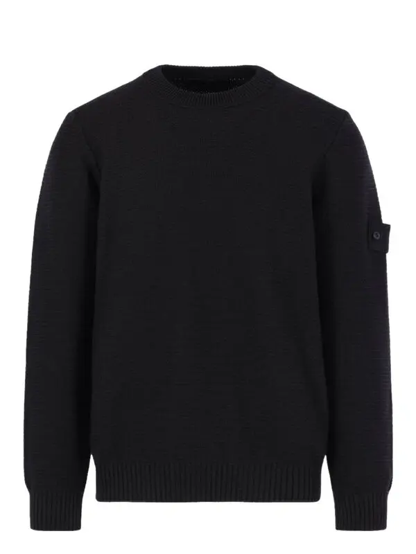 Stone Island Crewneck Jumper - Black