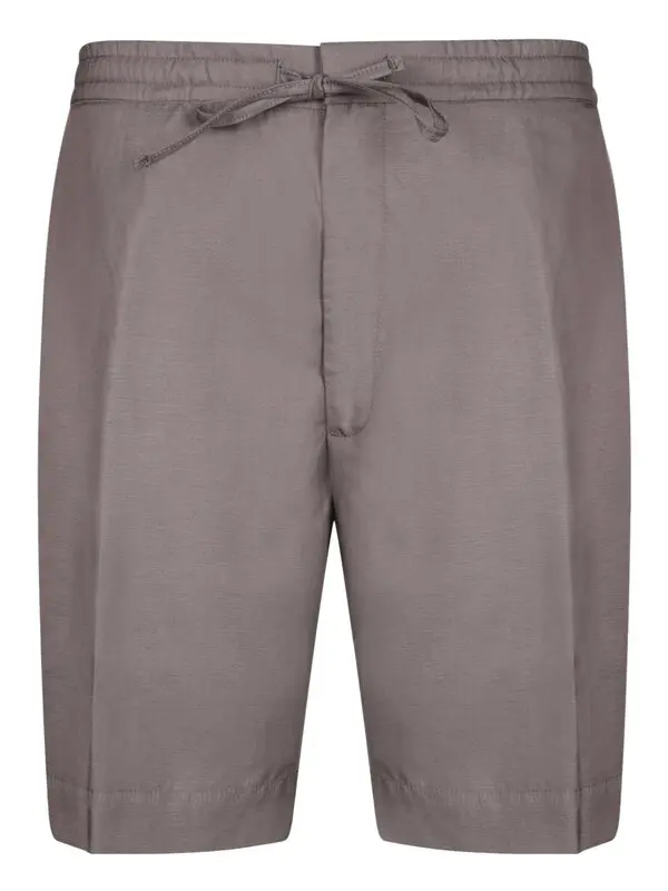 Officine Générale Drawstring Waist Shorts - Gray