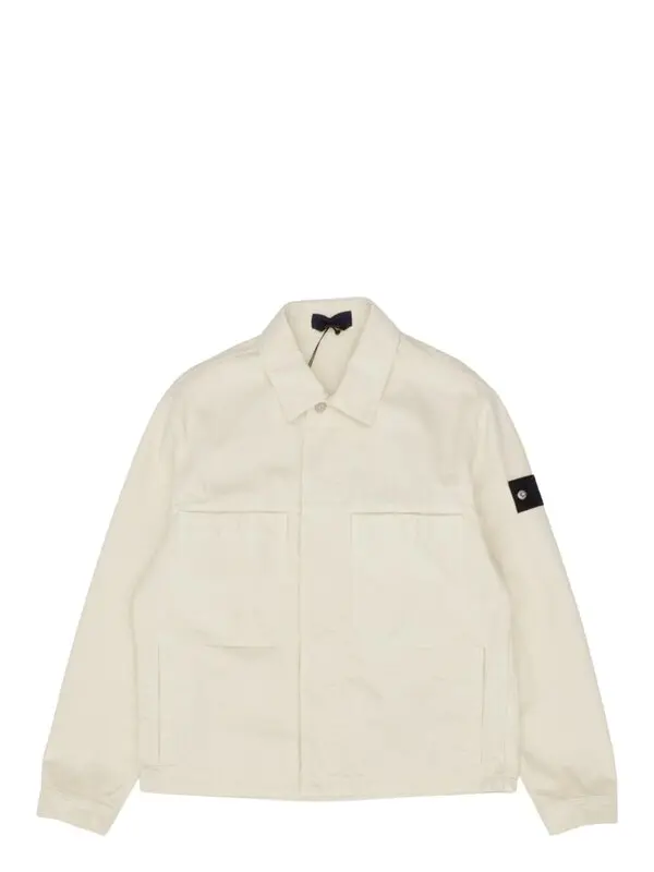 Stone Island Bull Denim Tc Jacket - Ivory