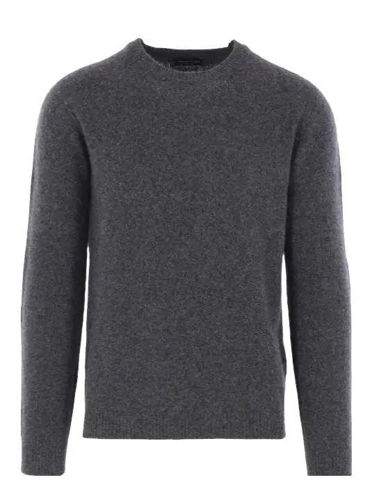 ROBERTO COLLINA Crew Neck Sweater - Black