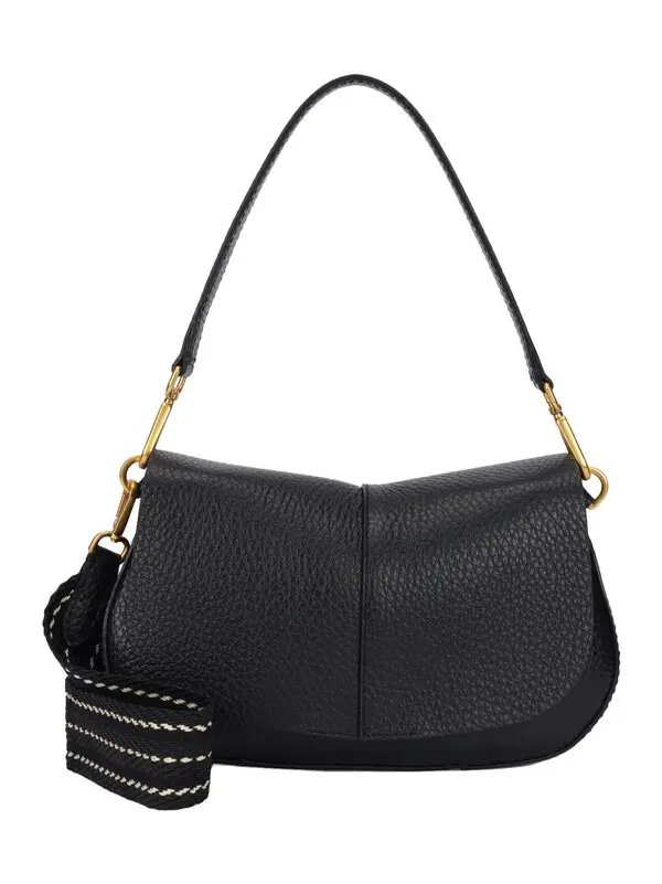 GIANNI CHIARINI Helena Round Shoulder Bag - Black