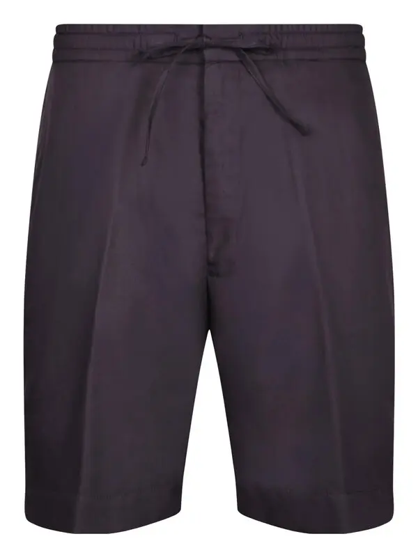 Officine Générale Drawstring Tailored Shorts - Black