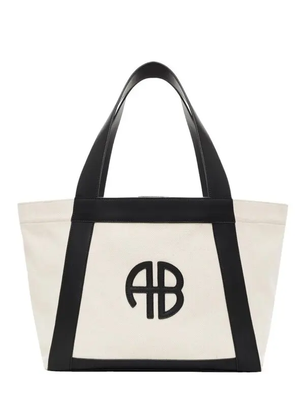 ANINE BING Cara Top Handle Bag - White