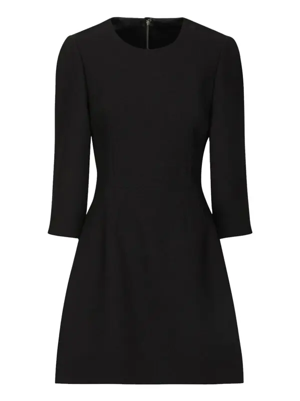 Dolce & Gabbana Dart Detailing Minidress - Black