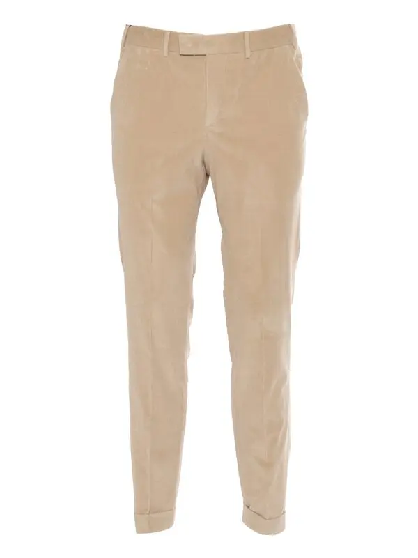 PT TORINO Corduroy Trousers - Nude