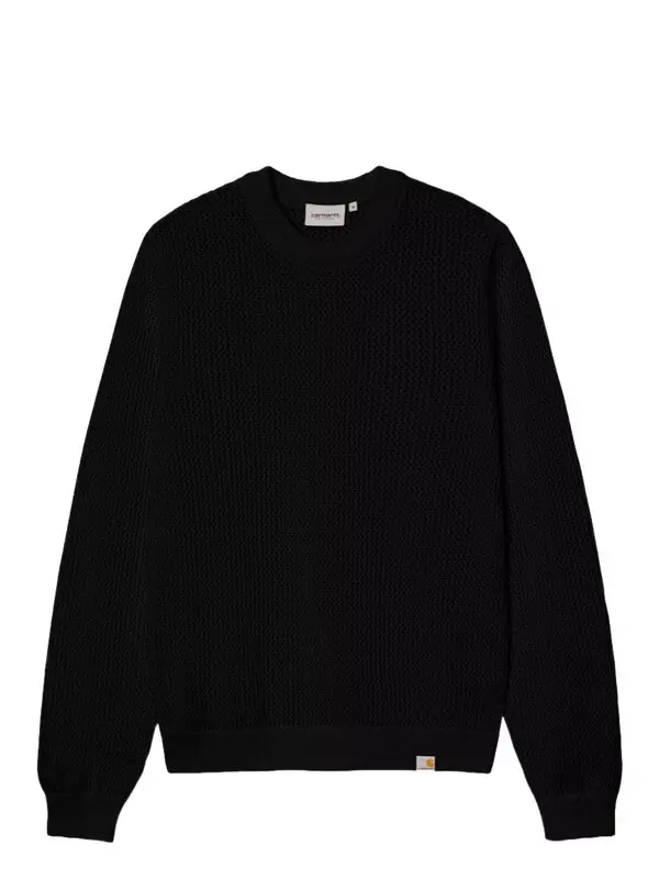 Carhartt Work In Progress Stockton Crewneck Jumper - Black