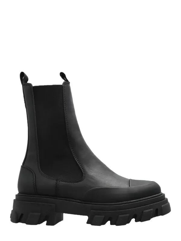 GANNI Mid Chelsea Boots - Black