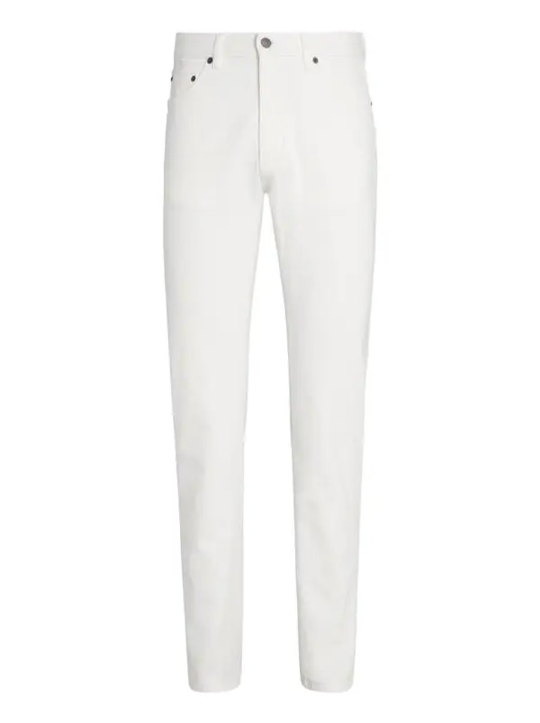Zegna Z Roccia Mid-rise Slim Jeans - White