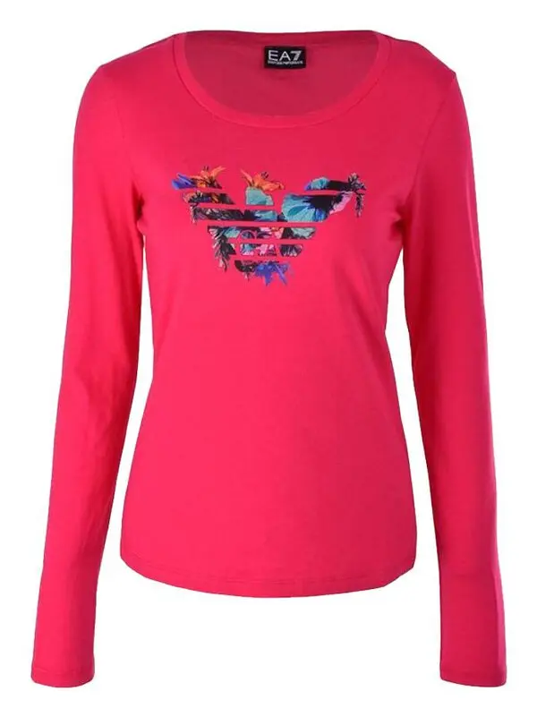 EA7 Logo T-shirt - Red