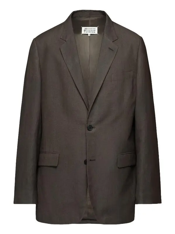 MAISON MARGIELA Single-breasted Tailored Blazer - Black