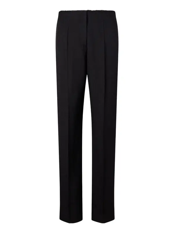 Tove Oran Straight-leg Crepe Trousers - Black